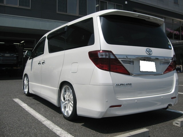 アルファード 20系 DBA-ANH20W(20系) | 装着ギャラリー | カーポートマルゼン