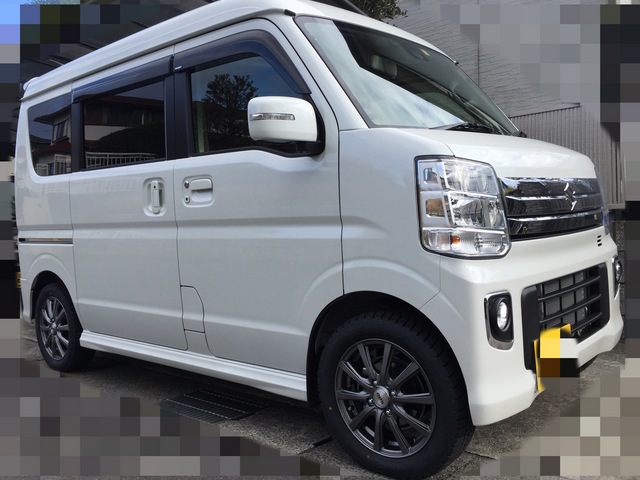 スズキ エブリイワゴン | D，O，S(ディーオーエス)(BADX) SE-10 14インチ(4.5J) ダークグレー | 装着ギャラリー | カーポートマルゼン【アルミホイールとタイヤの専門店】