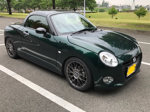 ダイハツ コペン | エンケイ PFM1 16インチ(5.5J) ダークシルバー | 装着ギャラリー | カーポートマルゼン【アルミホイールとタイヤの専門店】