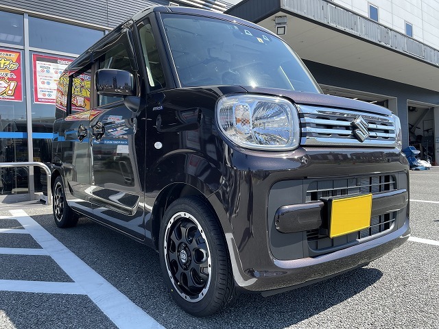 スズキ スペーシア 平成29年12月～ 型式:DAA-MK53S ハイブリッドX、ハイブリッドG(2WD/4WD) 駆動方式:-｜BADX ロックケリー(ROCK KELLY ) カルデラ(4 ...